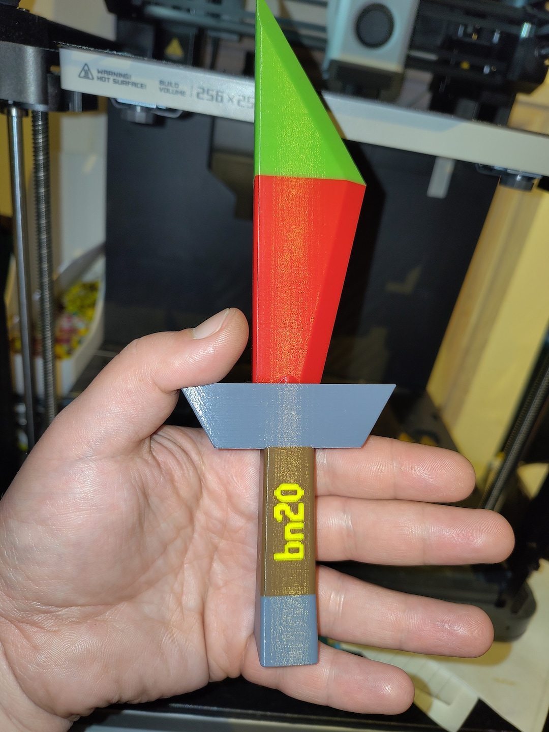 OSRS Inspired Dragon Weapon Prop 220mm Long With Your RS Name Extruded ...