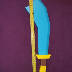 OSRS Inspired Rune Scimitar Full Size Prop With Your RS Name Extruded ...