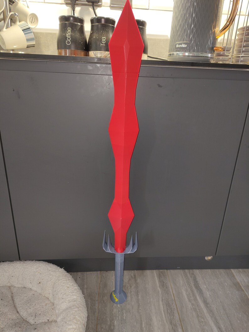 OSRS Inspired Dragon 2H Over 1 Meter Long With Your RS Name Extruded ...