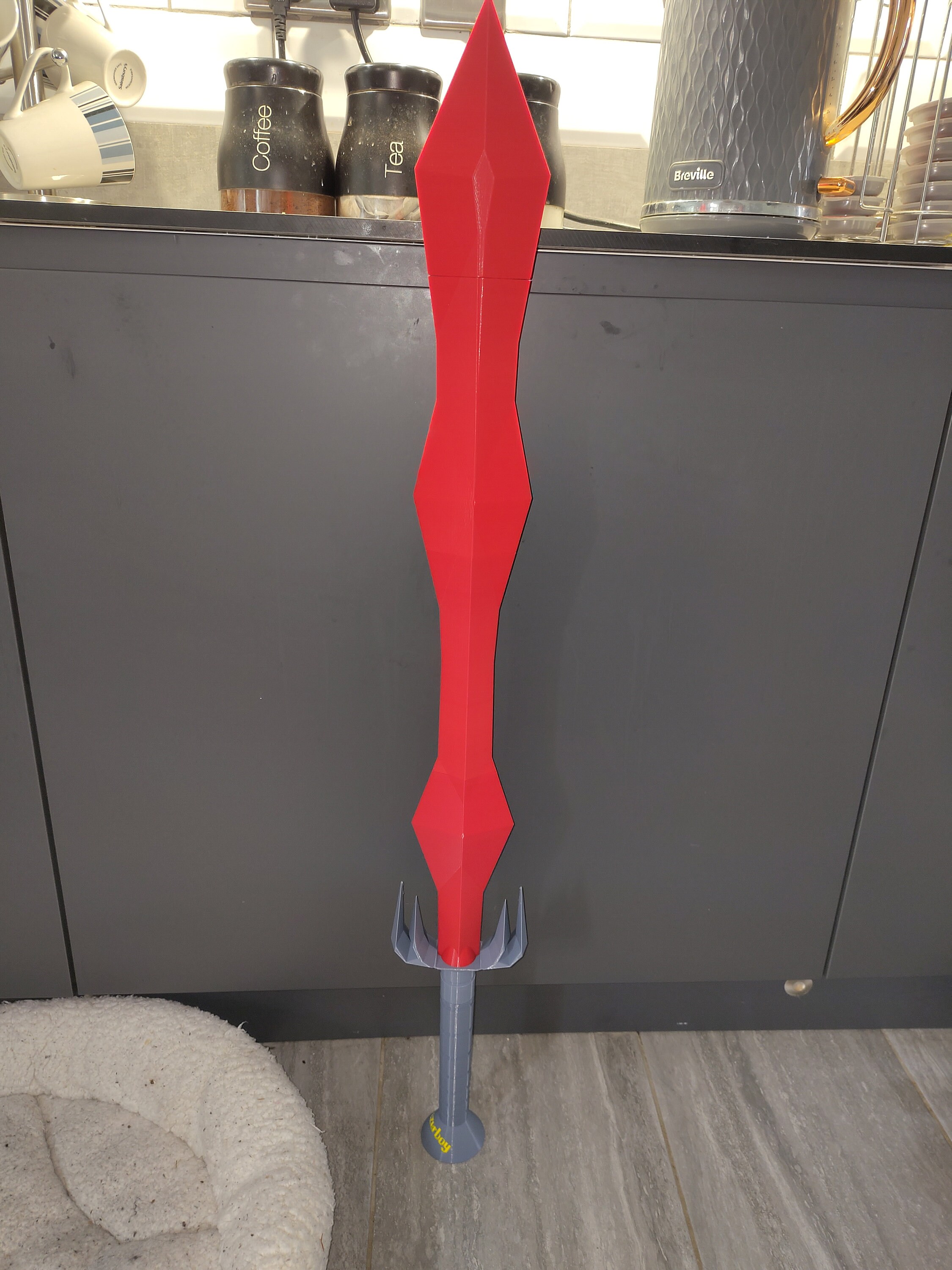 OSRS Inspired Dragon 2H Over 1 Meter Long With Your RS Name Extruded ...