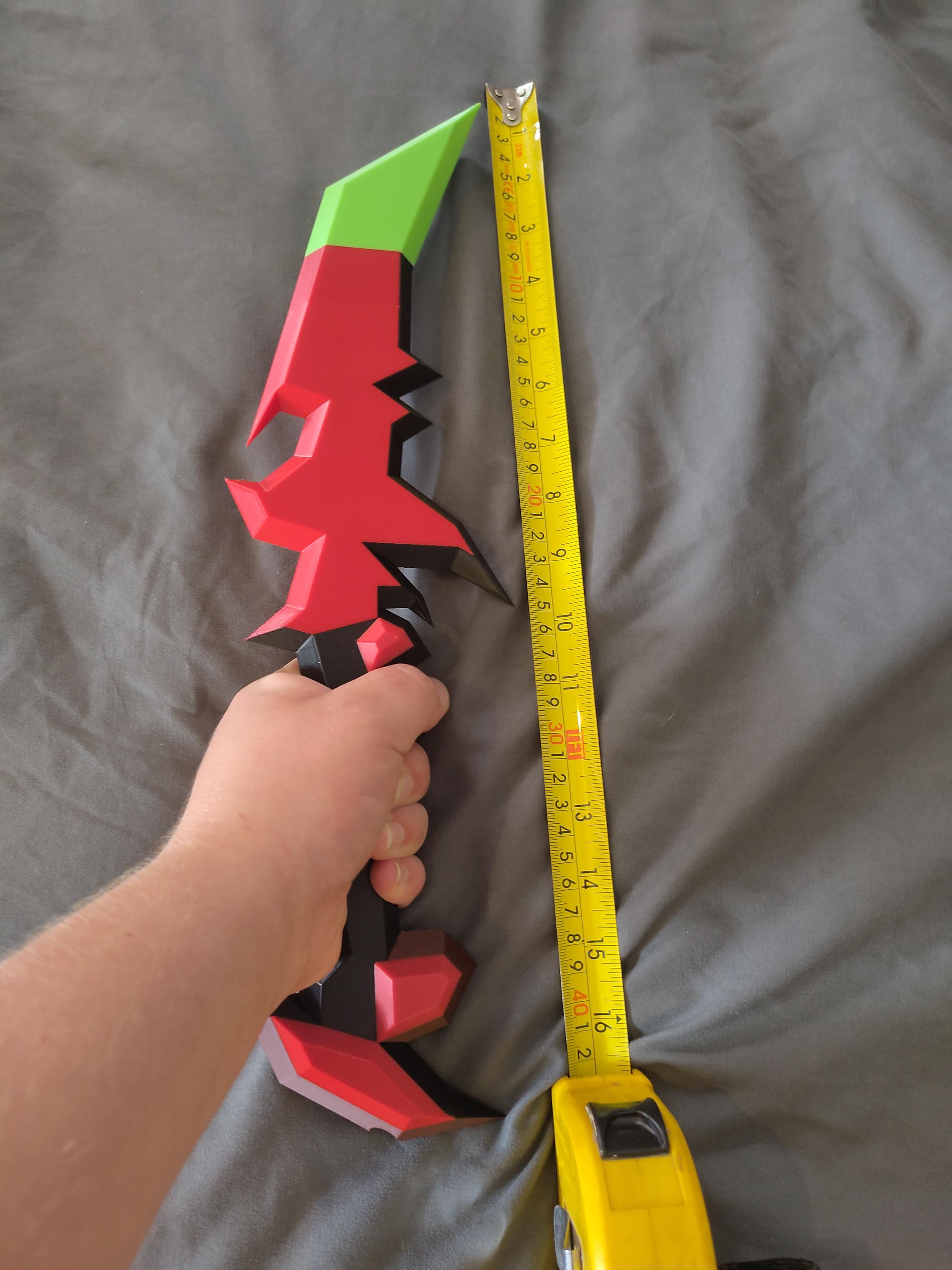 OSRS Inspired Abyssal P++ Costume Prop - Free Custom Name Engraving - 3 ...