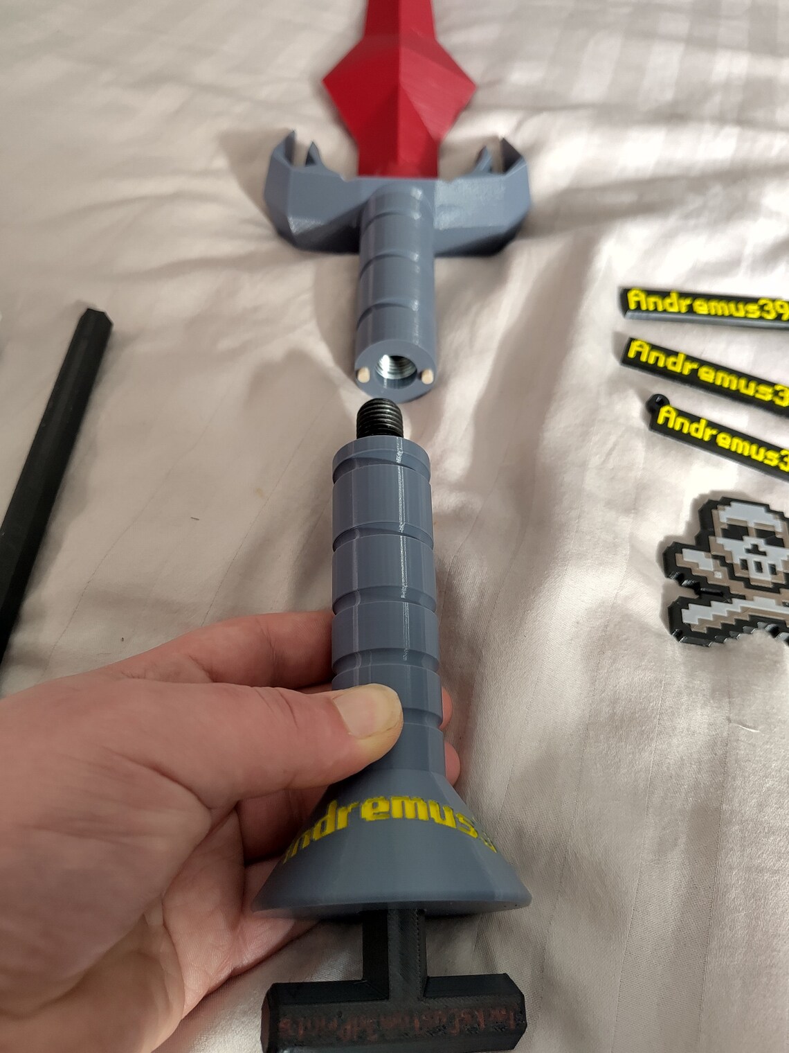 OSRS Inspired Dragon 2H Over 1 Meter Long With Your RS Name Extruded ...