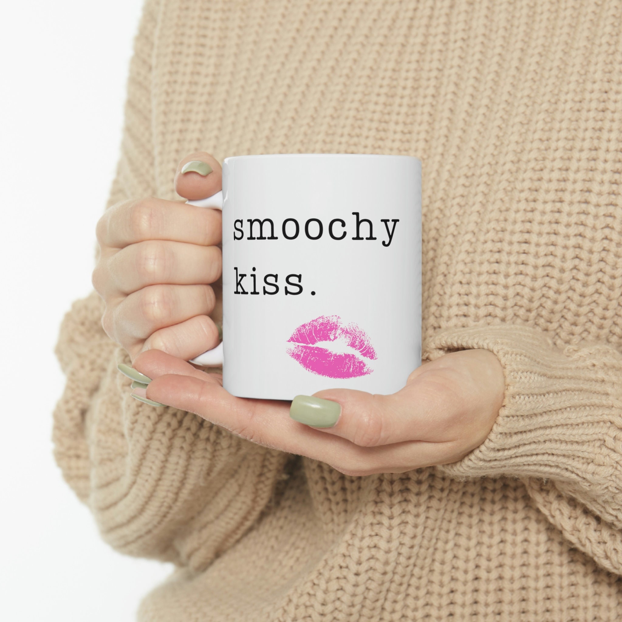 Bluey, Smoochy Kiss, Valentine's Day, Ceramic Mug 11oz - Etsy