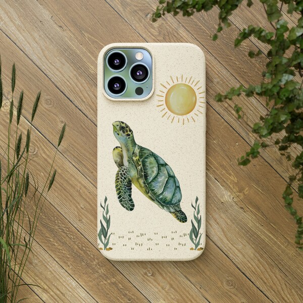 Turtle Phone Case - Etsy