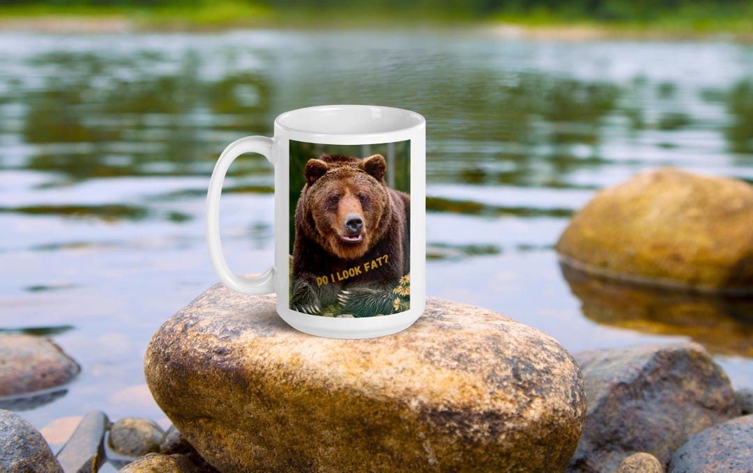 Brown Bear Mug, Bear Lover Mug, Alaskan Brown Bear Gift, Unique ...