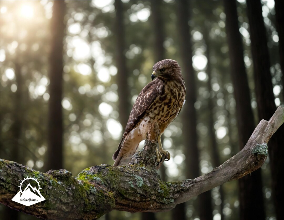 Hawk Photograph Red Shouldered Hawk Print Wildlife Lover Artwork Bird ...