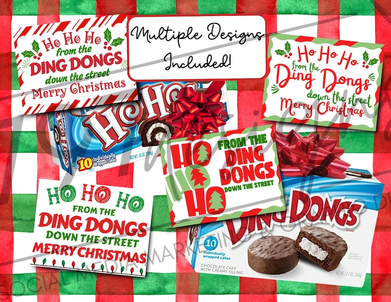Funny Christmas Printable | "ho Ho Ho From the Ding Dongs Down the ...