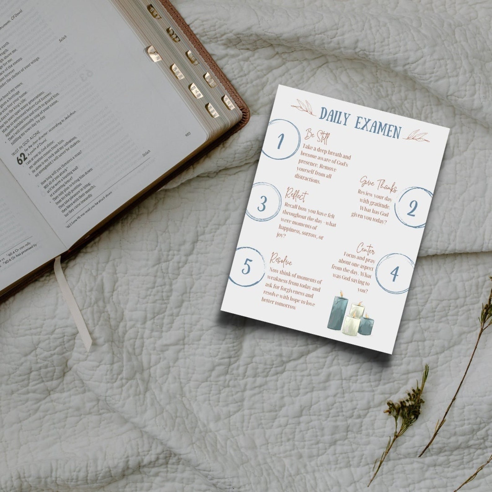 Christian/catholic Daily Examen ignatian Spiritual Exercise - Etsy