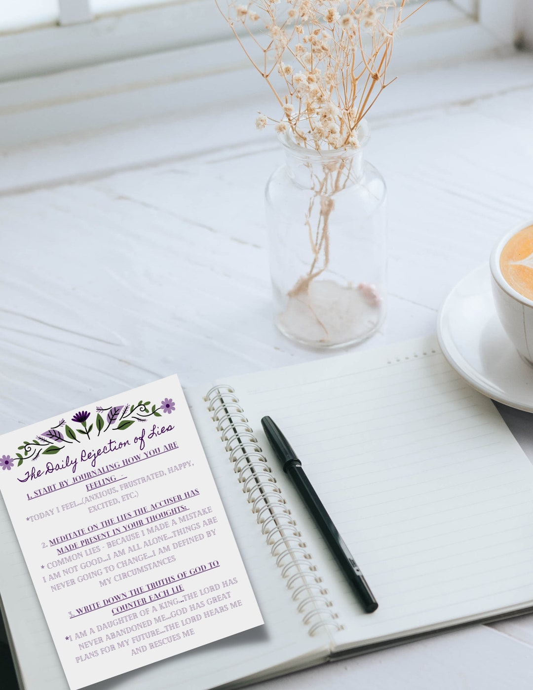 Daily Rejection of Lies: Prayer Journal Prompt - Etsy