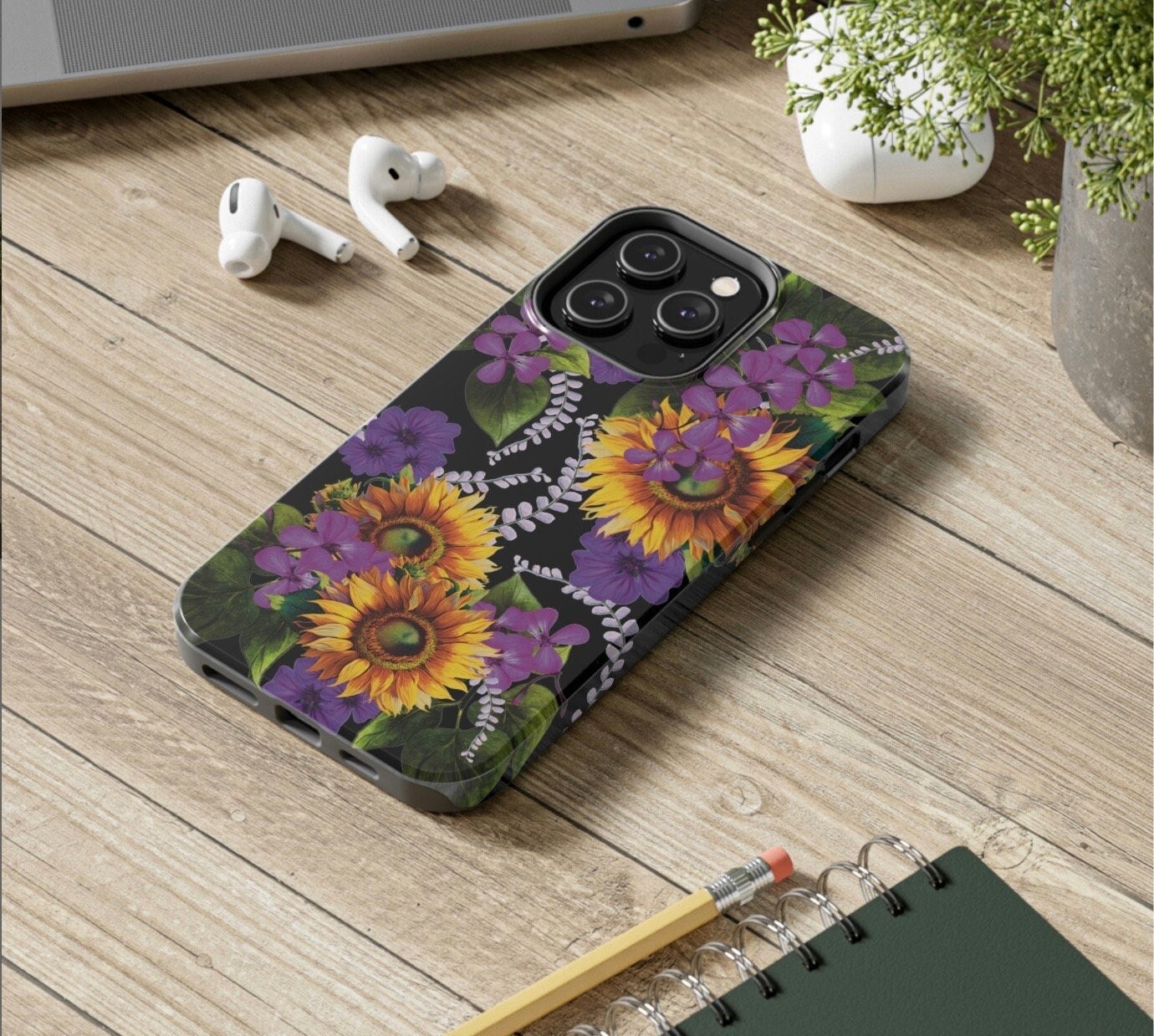 Bohemian Moody Sunflower iPhone Case Summer Phone Case Moody iPhone ...