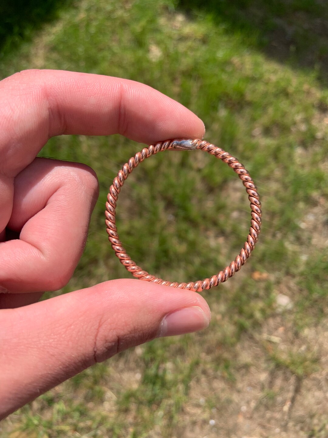 Tensor Ring Pendant - 1/4 Lost Cubit 177mhz - Copper - Etsy