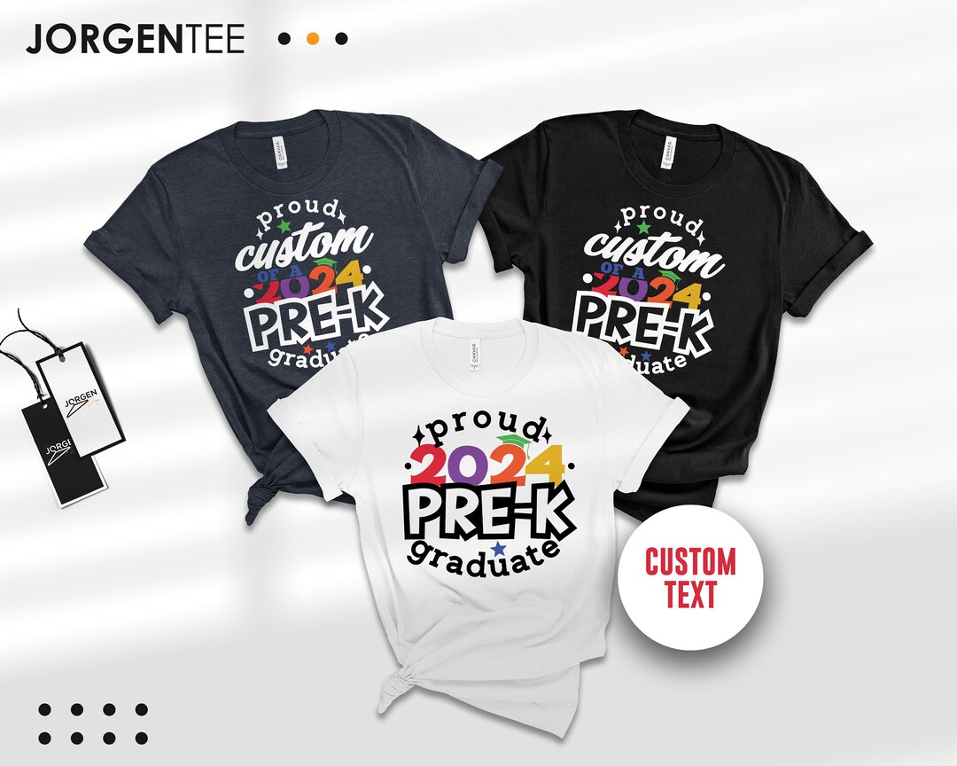 Custom Pre-k Family Shirts, Family Graduation 2024 Shirts, Preschool ...