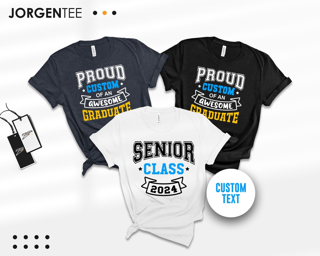 Custom 2024 Graduation Shirts, Class of 2024 Shirt, Class of 2024 ...