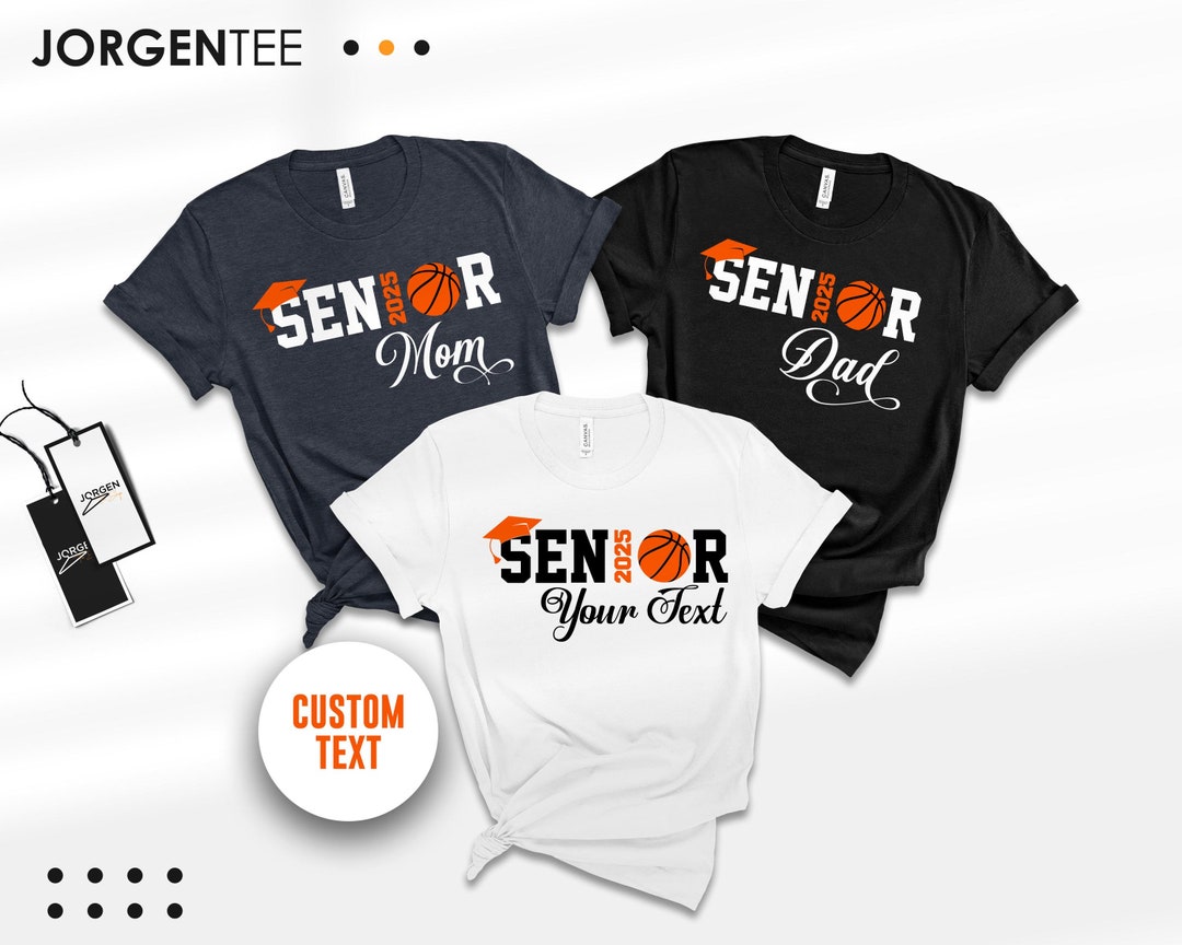 Basketball Senior Night Shirt, Personalized Basketball T-shirt ...