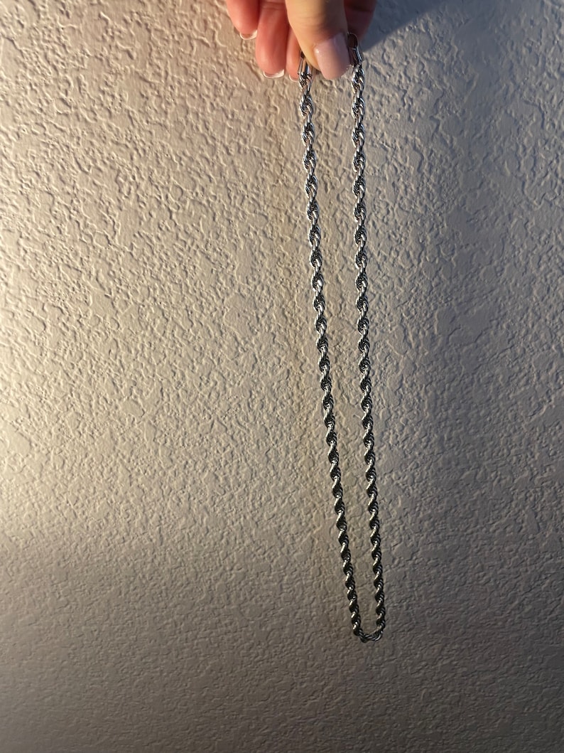 Heavy Stainless Steel Rope Chain - Etsy