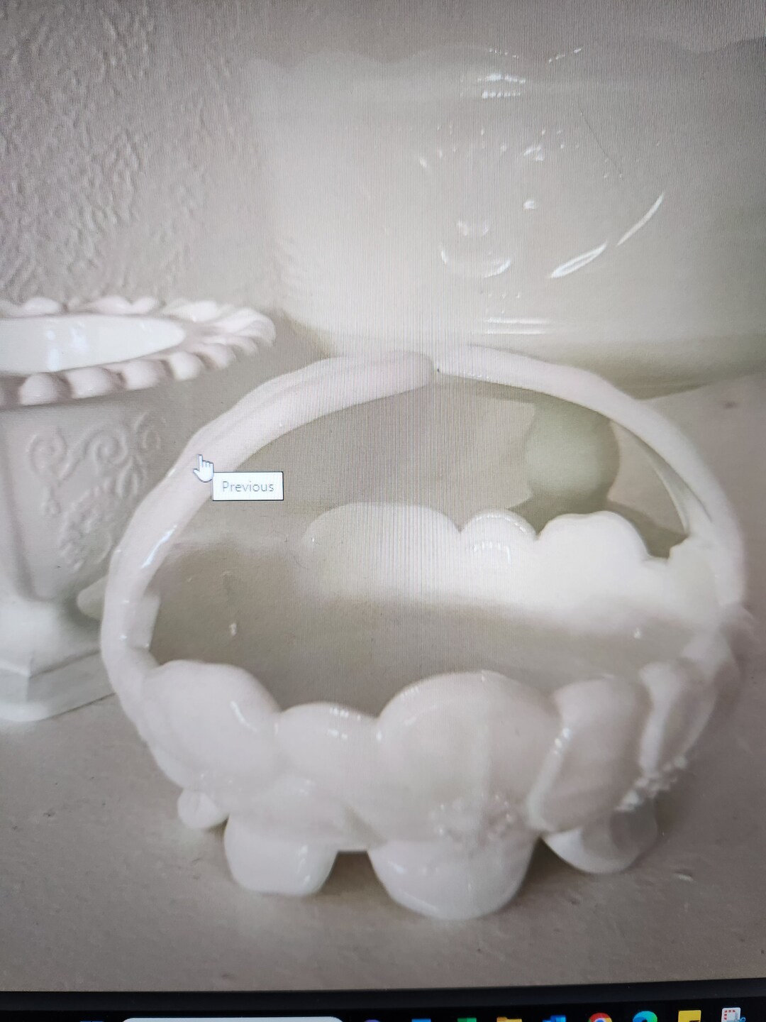 3 Imperial Milk Glass Containers. - Etsy