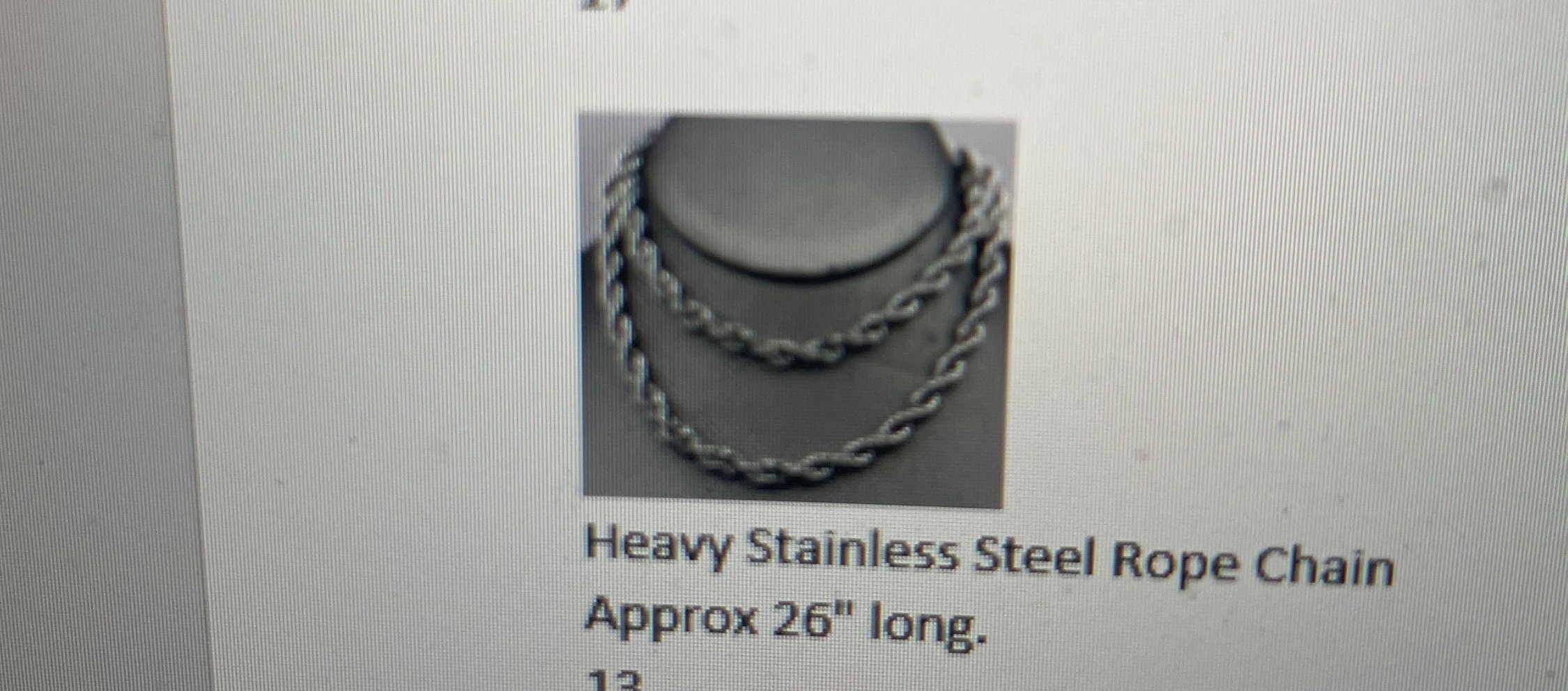 Heavy Stainless Steel Rope Chain - Etsy