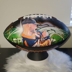 Custom Photo Football, Personalized Team Gift, Senior Gift - Etsy