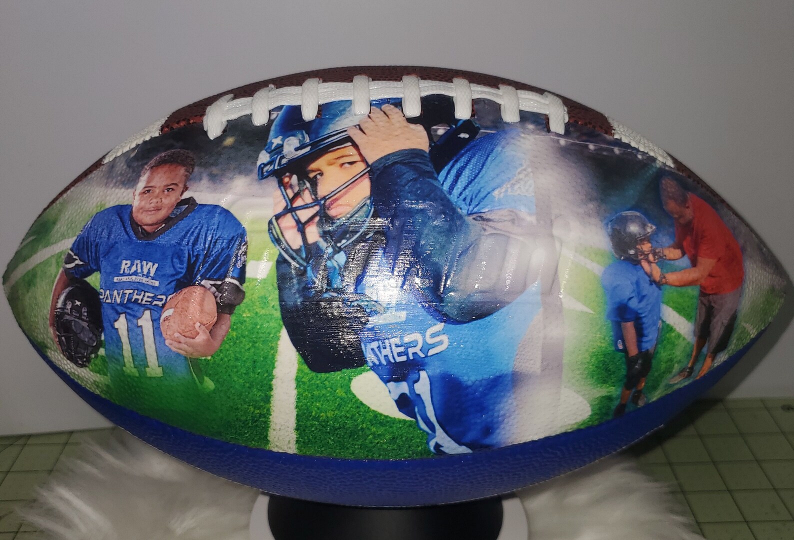 Custom Photo Football, Personalized Team Gift, Senior Gift - Etsy