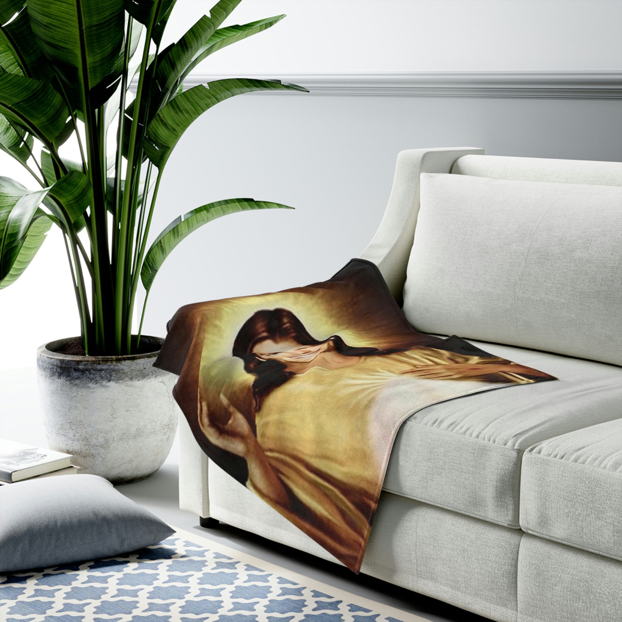 Tom Brady Jesus Plush Blanket - Etsy