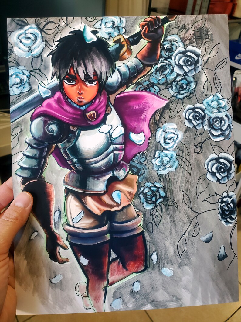 Anime Fine Art Print Small Art Prints Roughly A4 and - Etsy