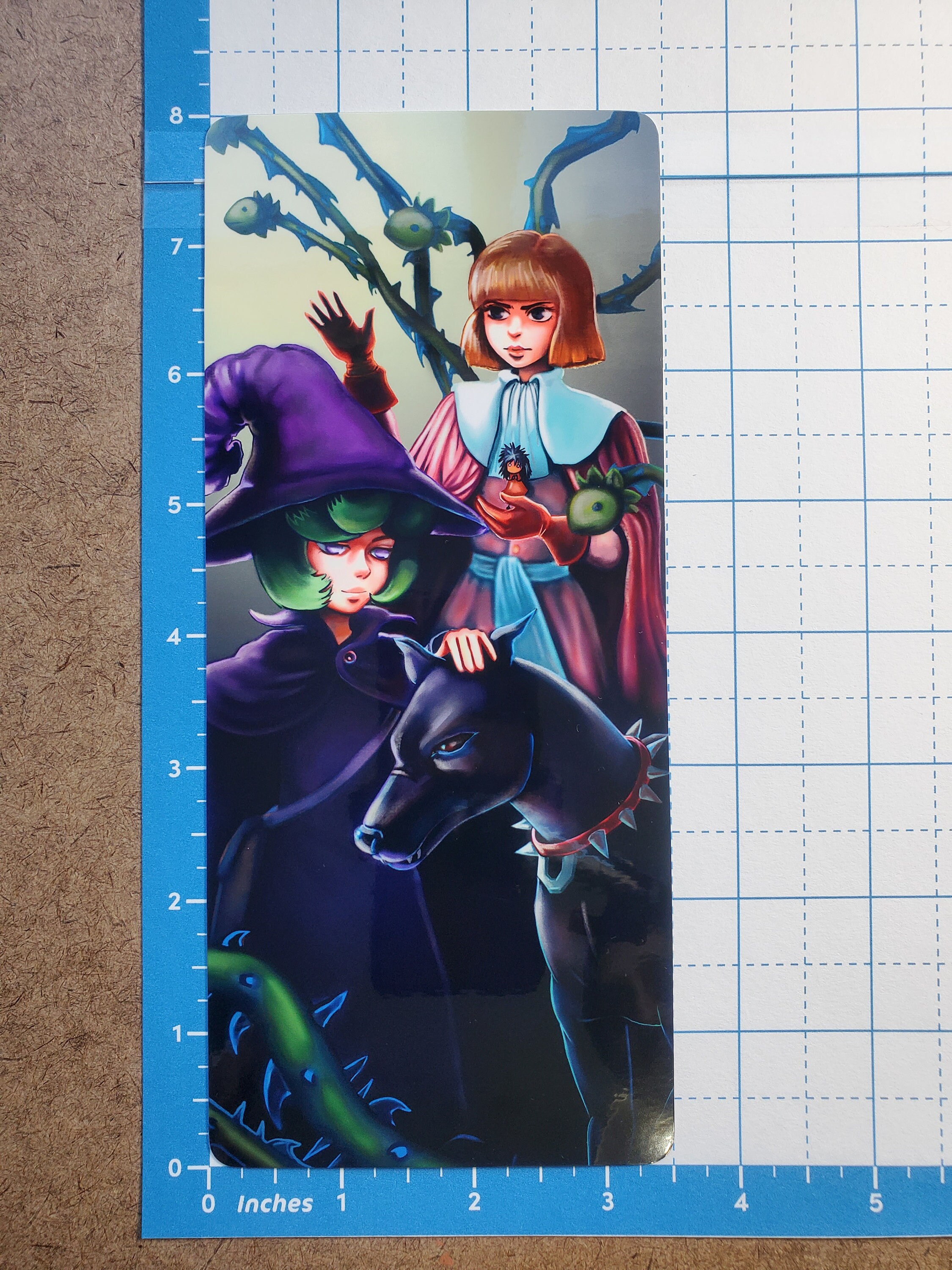 Dark Fantasy Anime Bookmarks, Illustration, Small Prints - Etsy