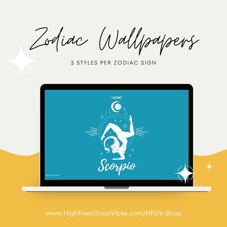 Scorpio Zodiac Desktop/laptop Wallpaper - Etsy