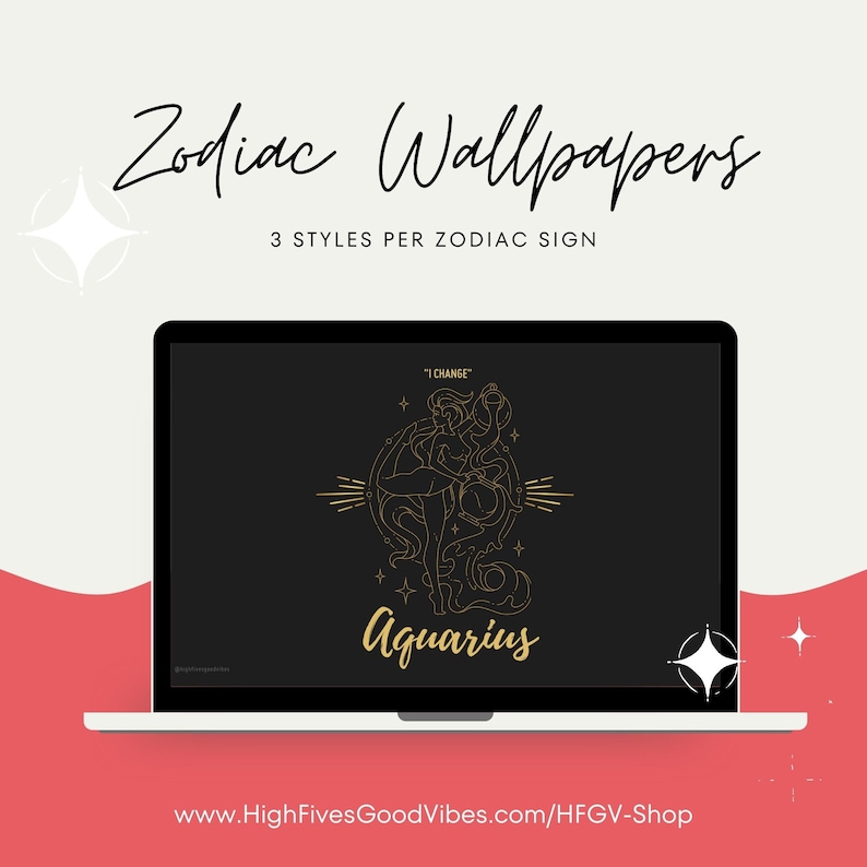 Complete Zodiac Desktop/laptop Wallpaper Set - Etsy