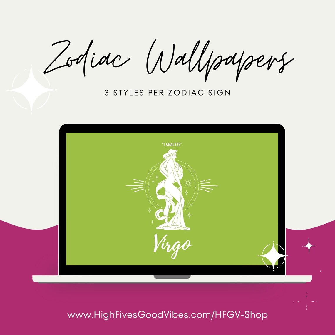 Virgo Zodiac Desktop/laptop Wallpaper - Etsy