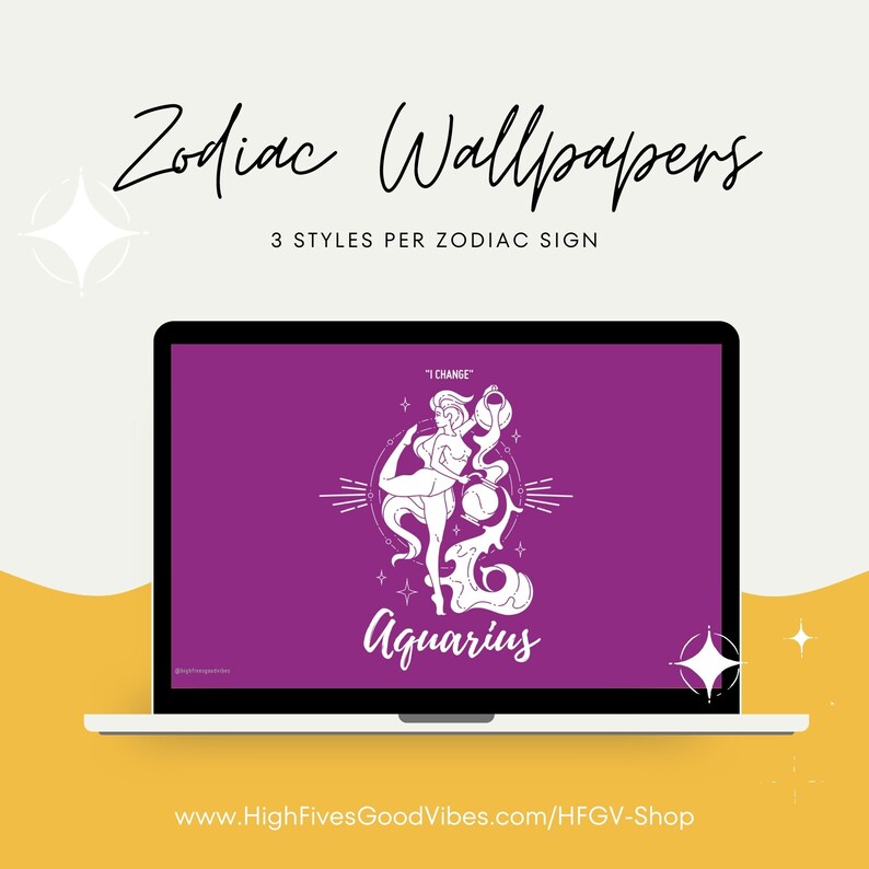 Complete Zodiac Desktop/laptop Wallpaper Set - Etsy