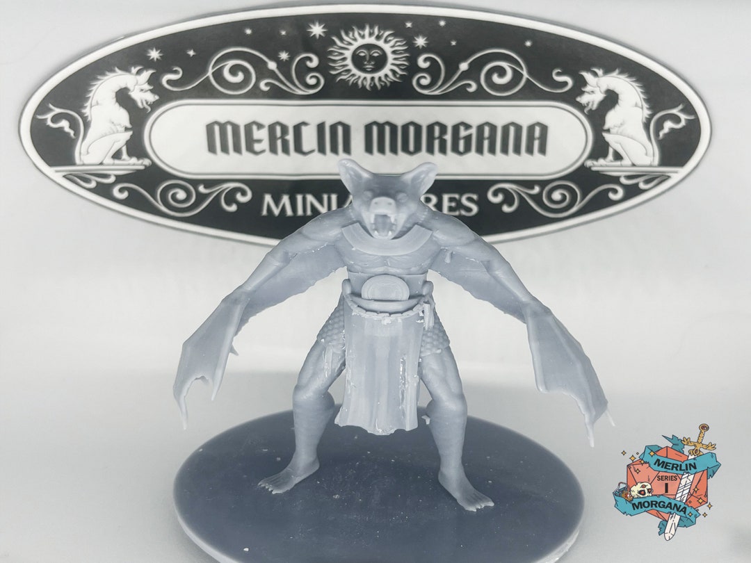 Dnd Bat Folk RPG Tabletop Pathfinder Miniature Roleplay Dungeon Master ...