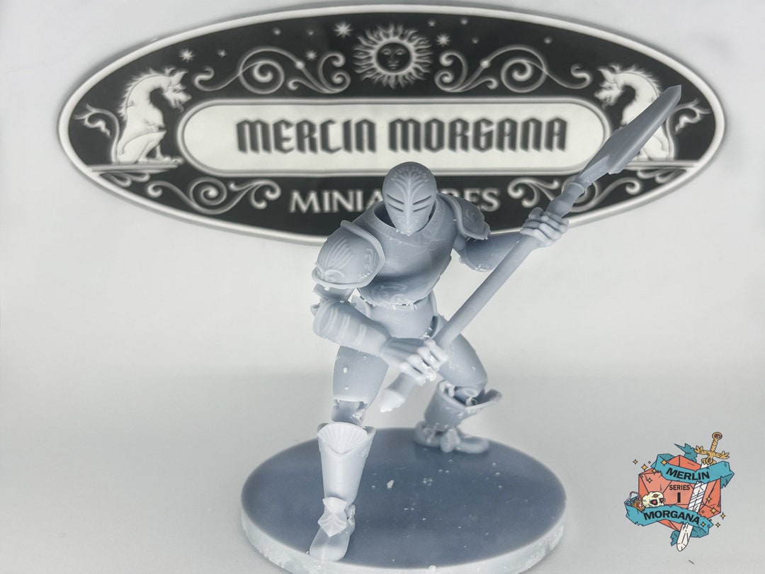 Dnd Kingsguard Knight RPG Tabletop Pathfinder Miniature Roleplay ...