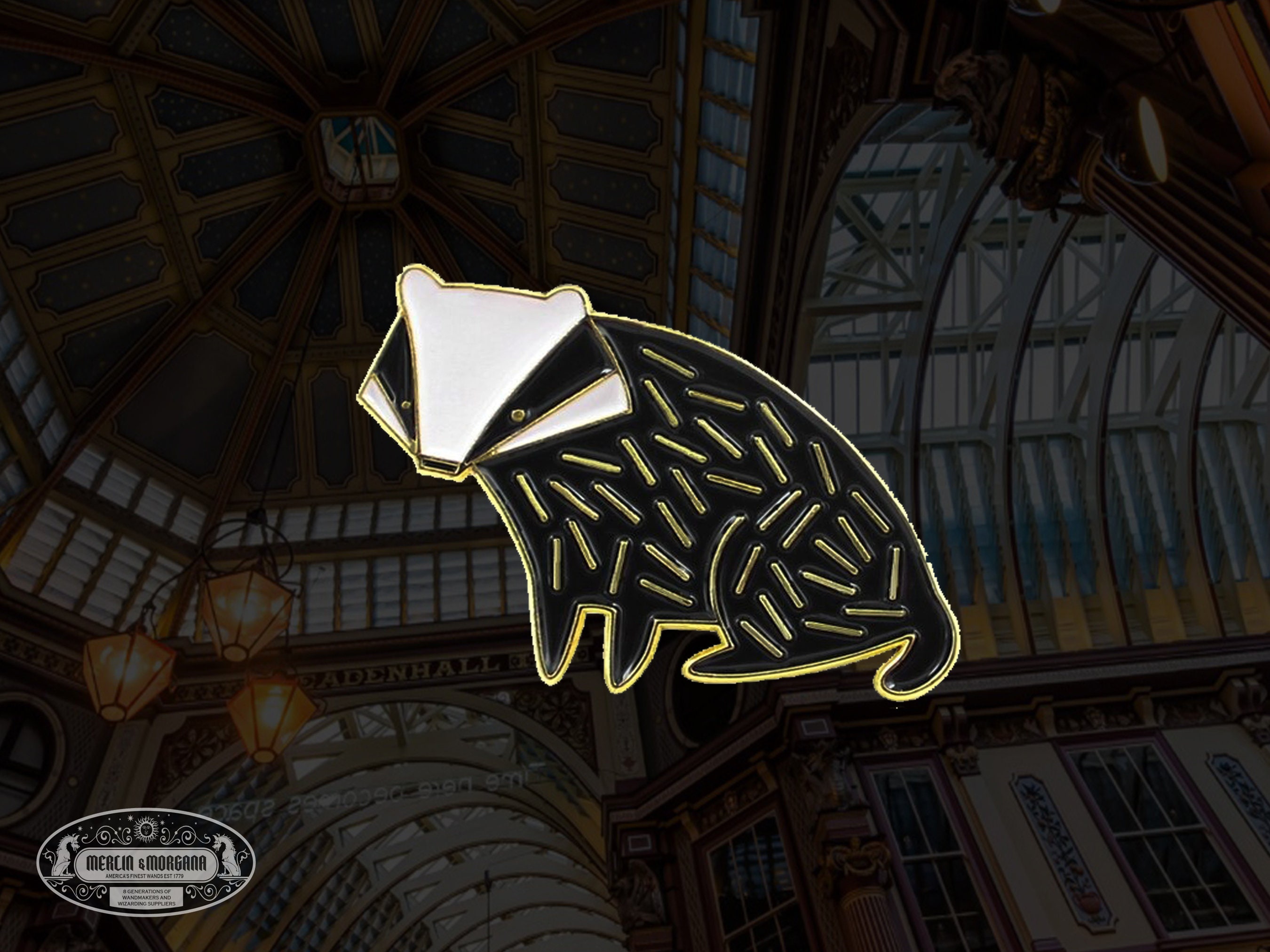 Wizard House Badger Pin - Etsy