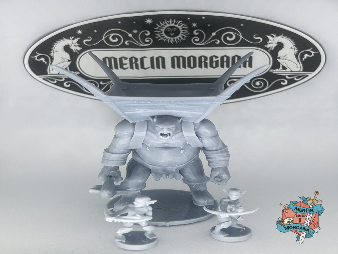 Dnd Ogre Goblins RPG Tabletop Pathfinder Miniature Roleplay Dungeon ...