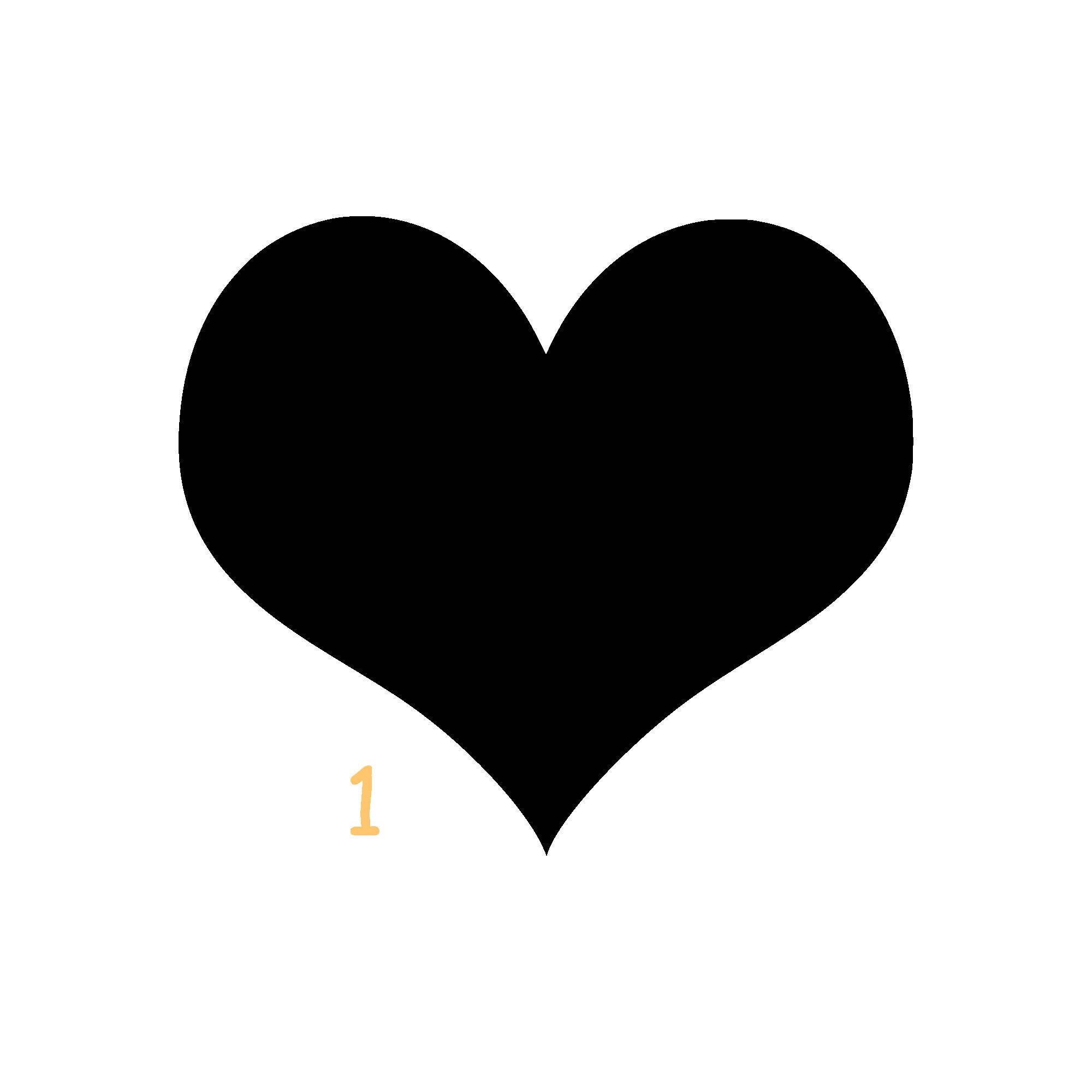 Digital Heart Bundle 1 Svg Png Dxf Eps for Shirts, Mugs, Decals ...