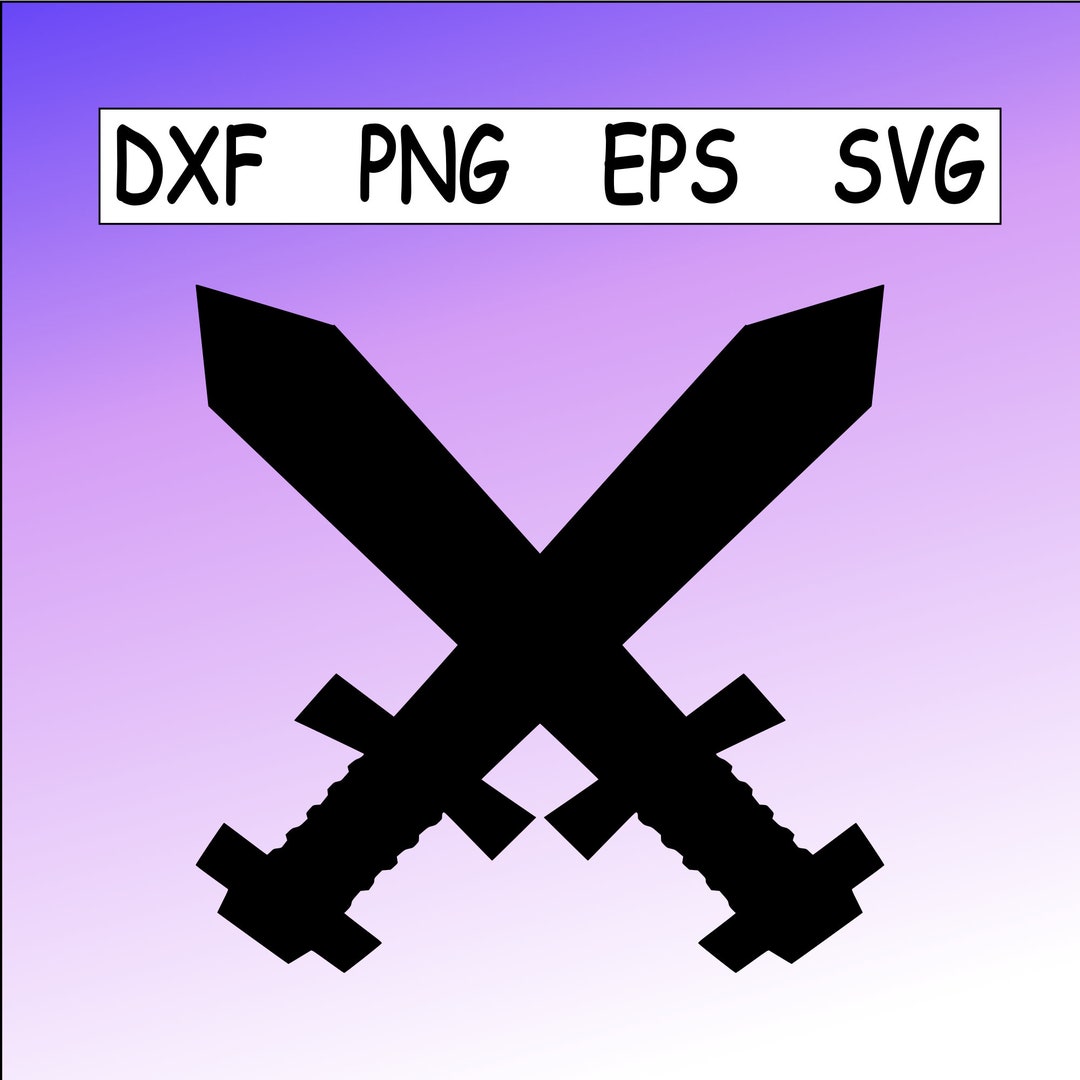 Crossed Swords 3 Svg Dxf Eps Png for Shirts, Mugs, Decals, Stickers ...