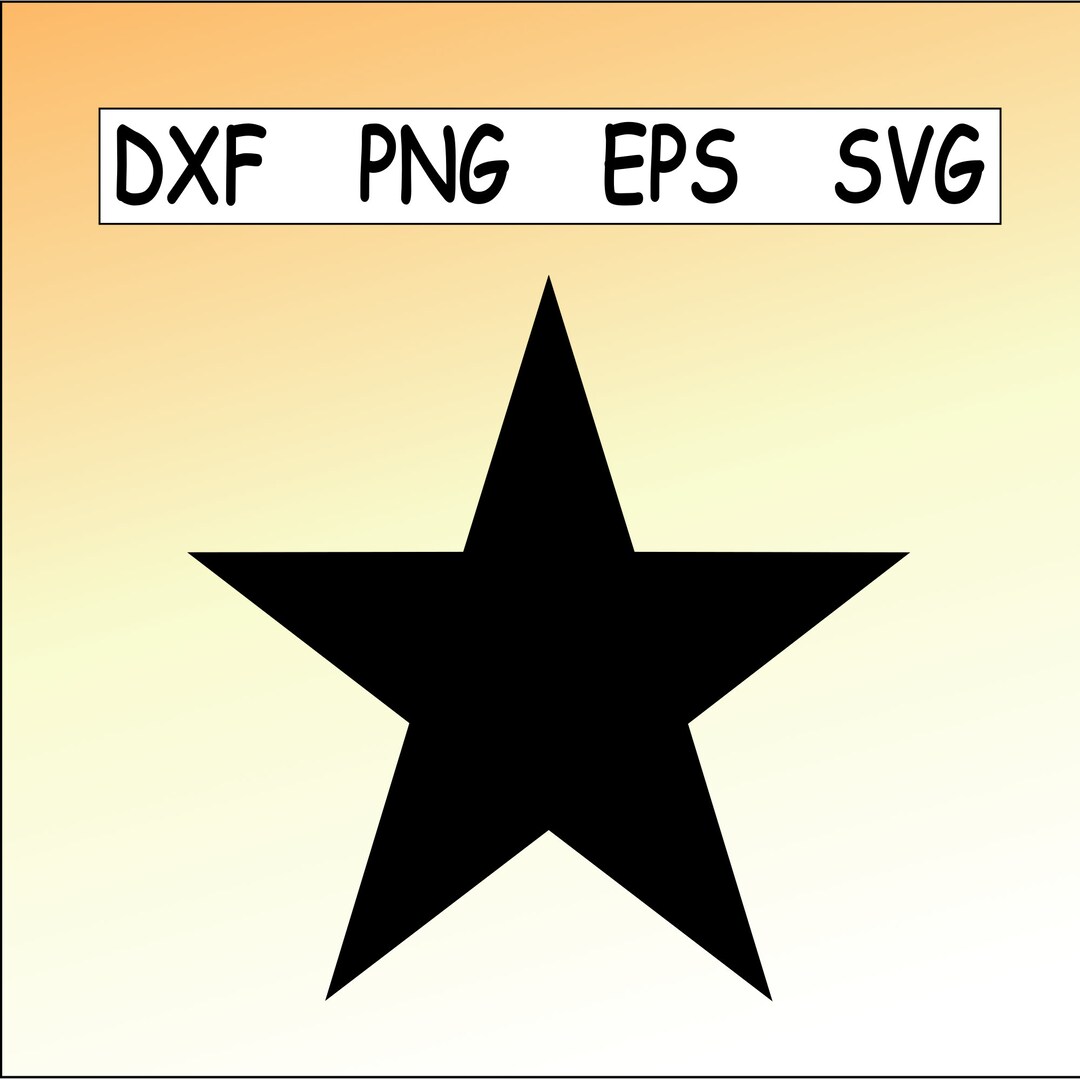 Star 3 Svg Dxf Eps Png - Etsy
