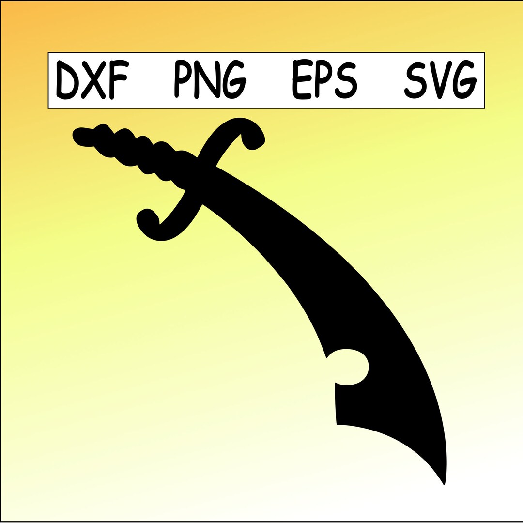 Sword 7 Digital Image Svg Dxf Eps Png for Shirts, Mugs, Decals ...