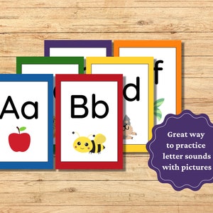 Alphabet Posters, A-Z Printable Posters, Posters to Practice Letter ...