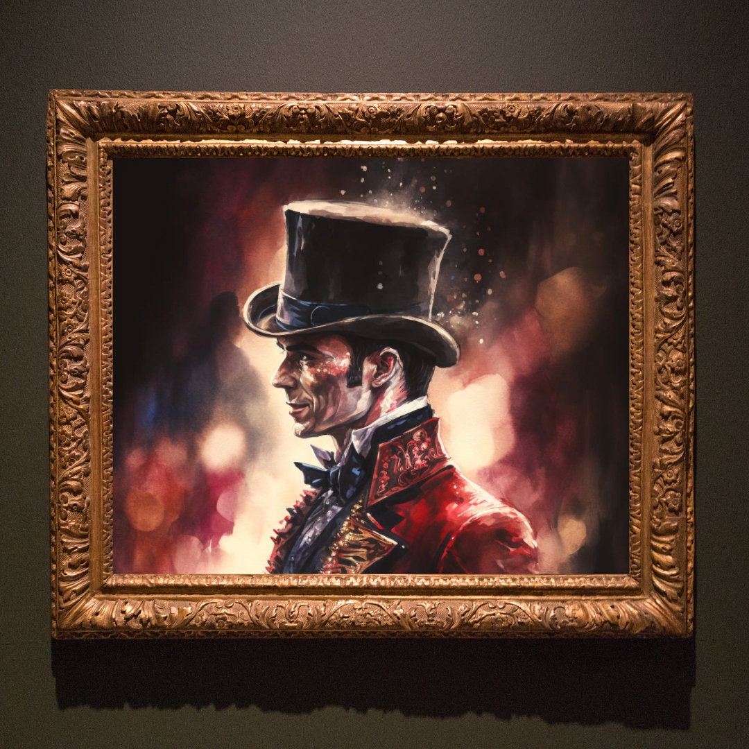 4 Printable Paintings | Circus Themed Paintings | Vintage Circus Prints ...