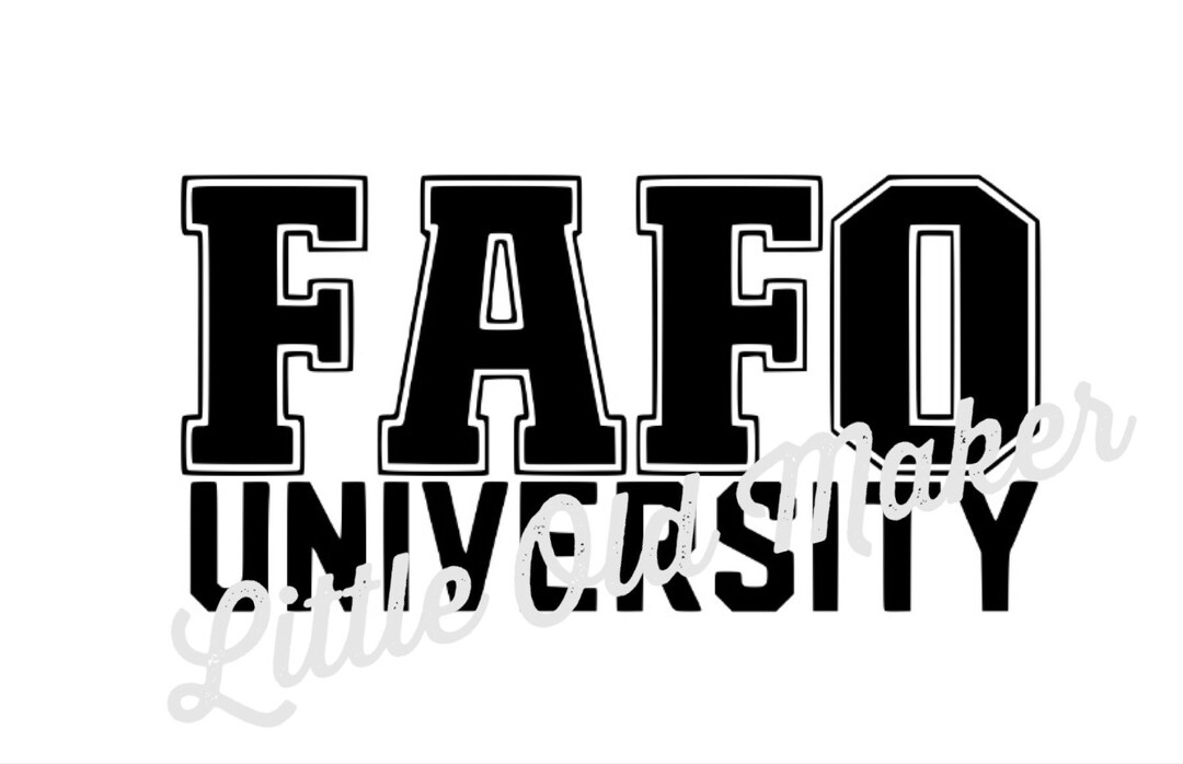 FAFO University - Etsy