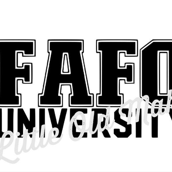 Fafo Svg - Etsy