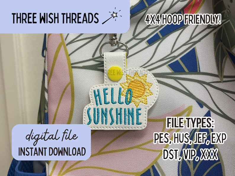 ITH Hello Sunshine Tab File Positivity Snap Tab Sun Tab - Etsy