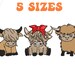 Highland Cow Embroidery Design 5 Sizes, One Boujee Heifer Embroidery ...