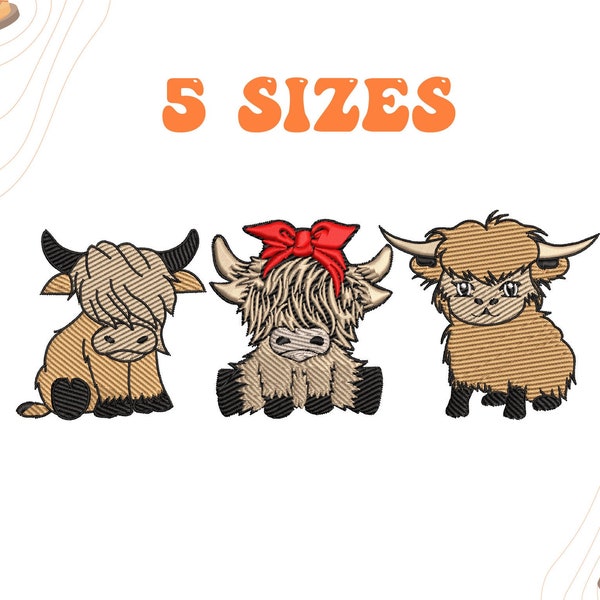 Cow Embroidery - Etsy