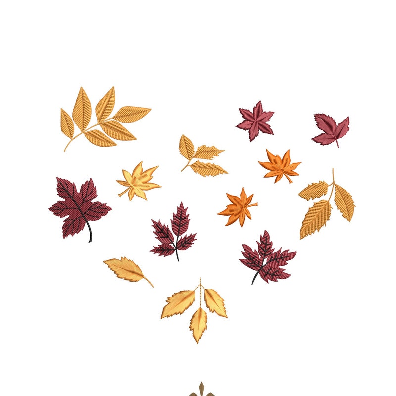 Fall Leaves Design - Etsy