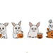 Cute Ghost Rabbits Embroidery Design 5 Sizes, Ghost Bunny Pumpkin ...