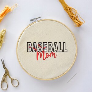 Baseball Mama Embroidery Design 5 Sizes, Baseball Embroidery Design ...