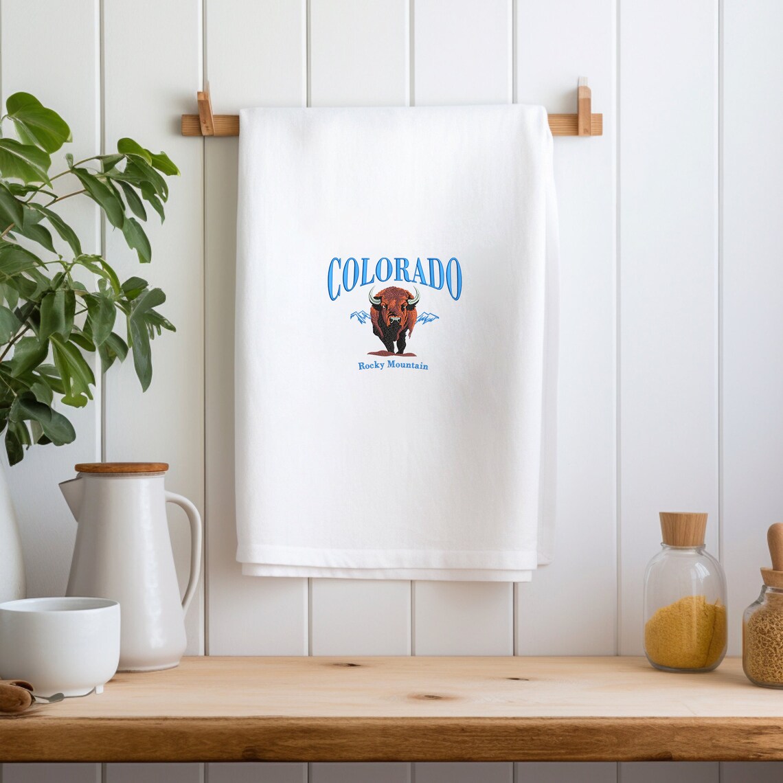 Colorado Mountain Embroidery Design 5 Size, Colorado Bison Machine ...