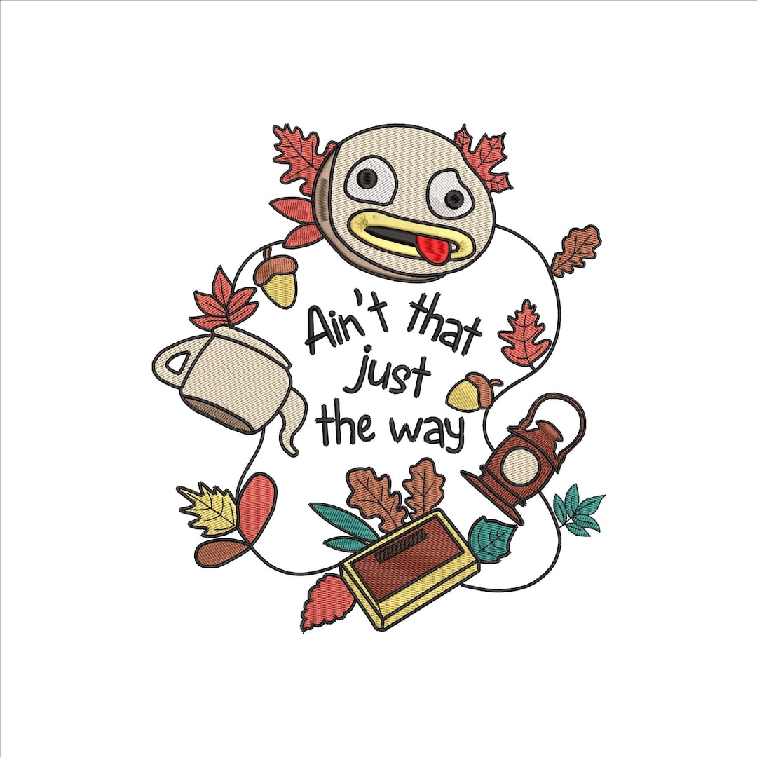 Pottsfield Harvest Festival Embroidery Design 5 Sizes, Ain't That Just ...